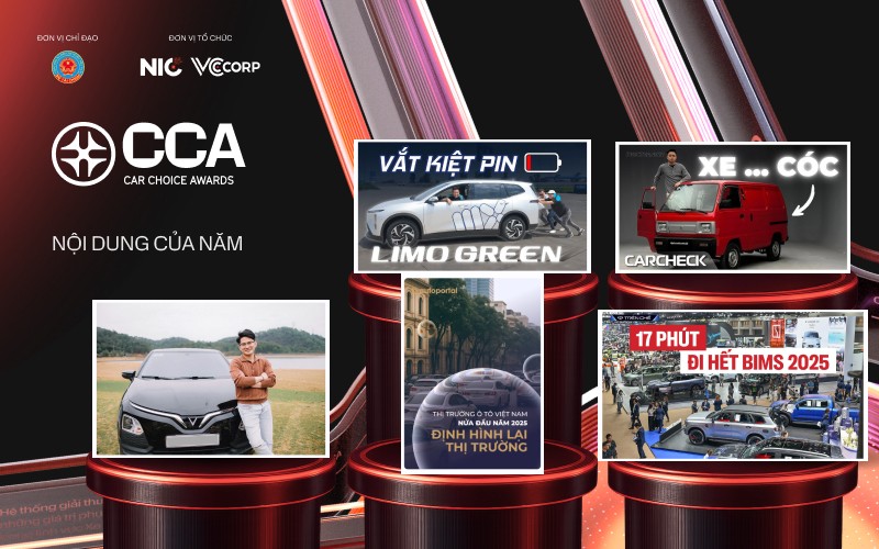 Gala trao giải Car Choice Awards 2025: Vinh danh 13 giải, thưởng kết hợp tr